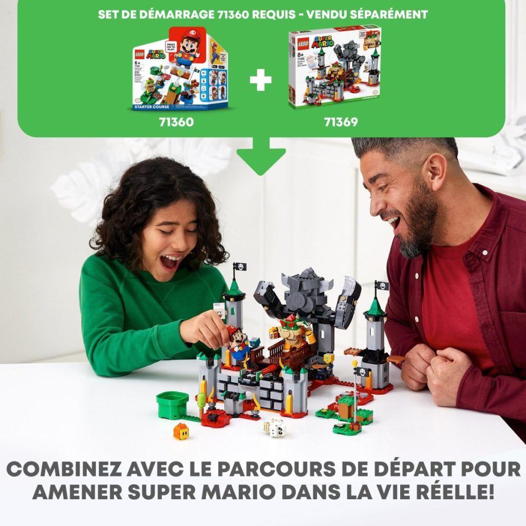 LEGO® Super Mario™ 71369 Ensemble d'extension La bataille du château de ...