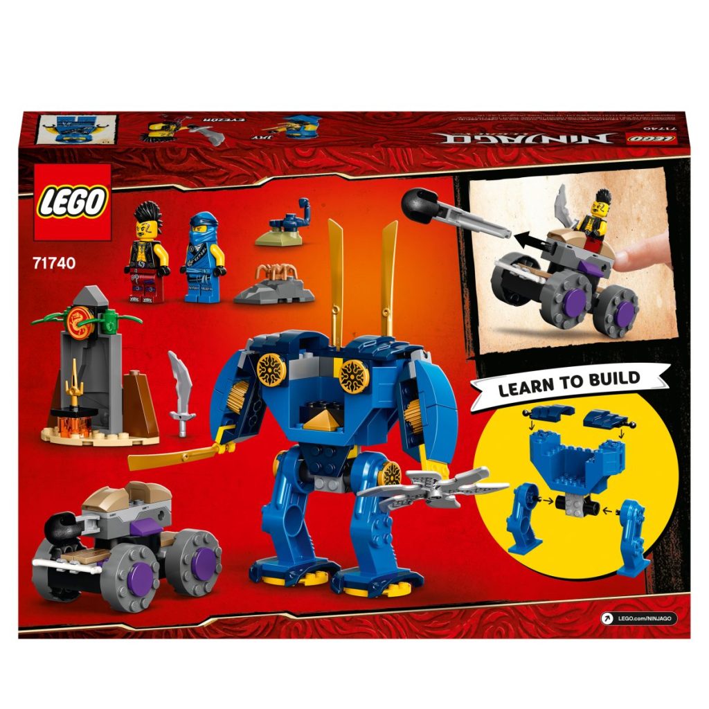 LEGO® NINJAGO® 4+ 71740 L'électrorobot de Jay