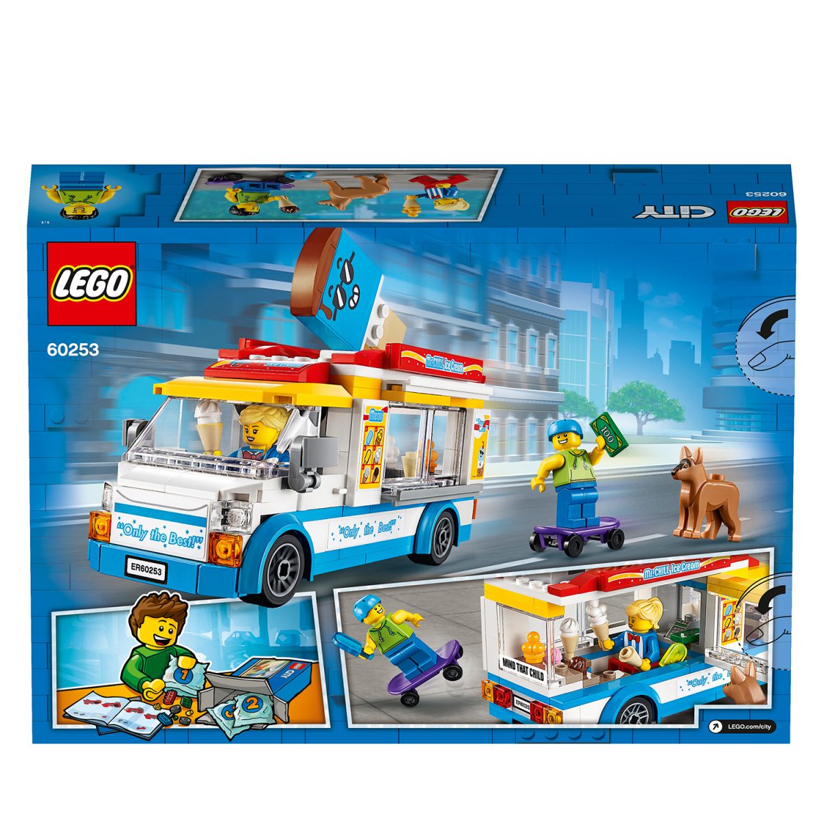 LEGO® City 60253 Le Camion de la Marchande de Glace