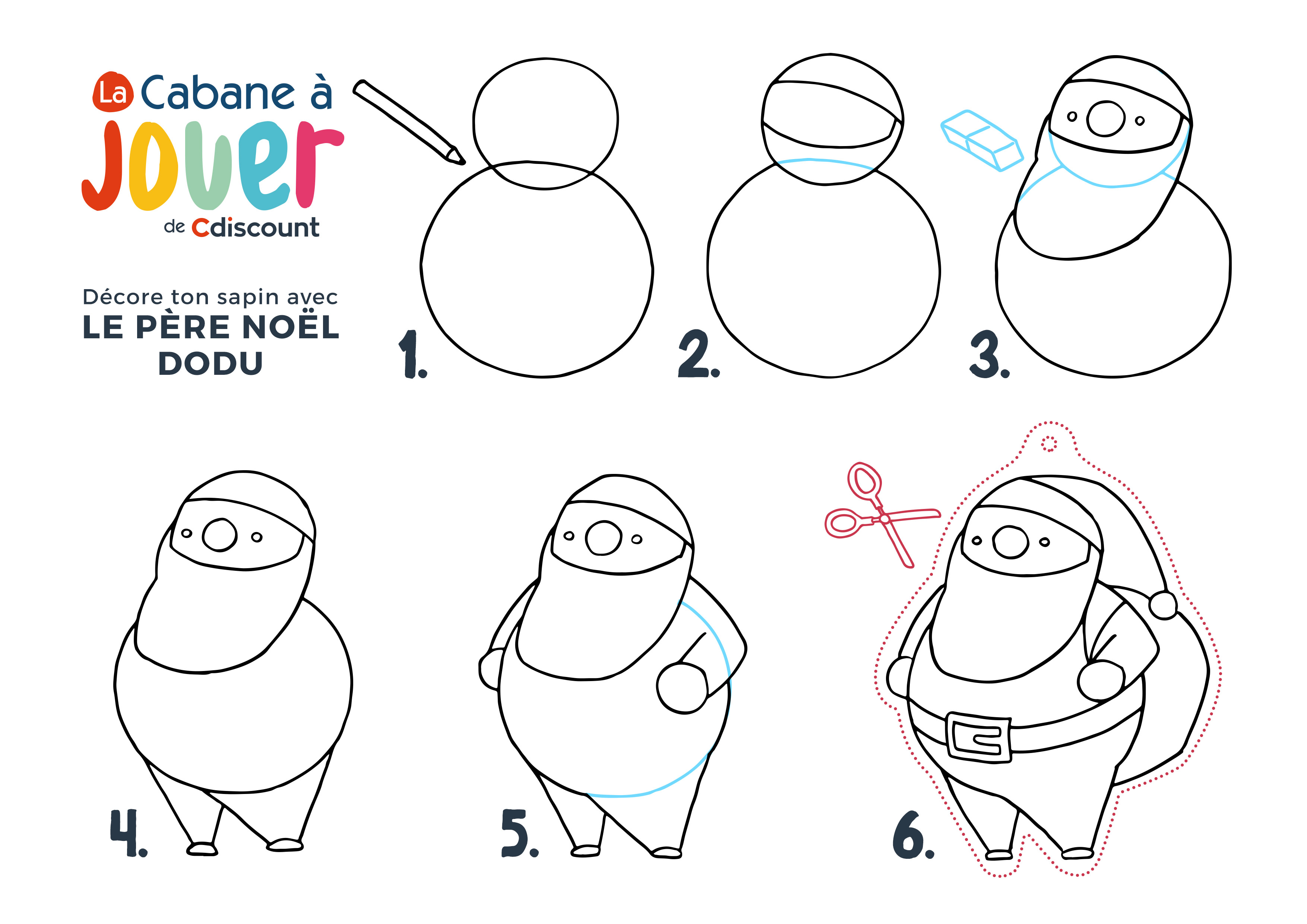 Tuto dessin : le père Noël