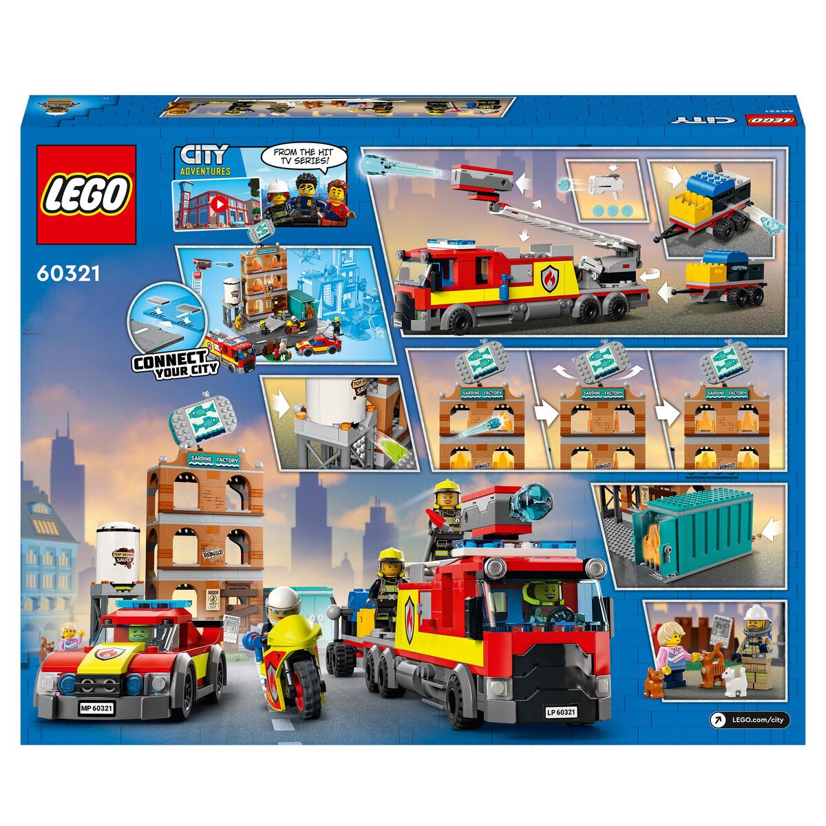 LEGO® City Fire 60321 La Brigade Pompiers