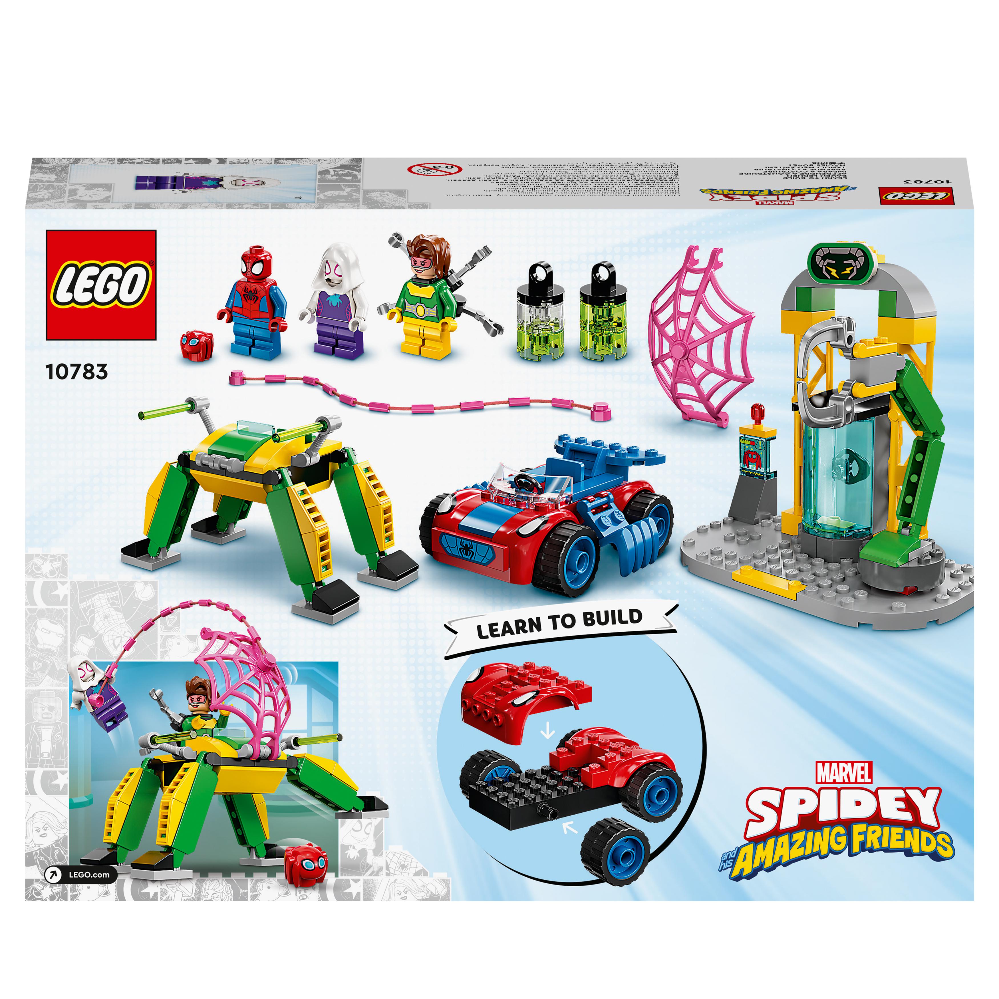 LEGO® Marvel 4+ 10783 Spider-Man dans le labo de Docteur Octopus