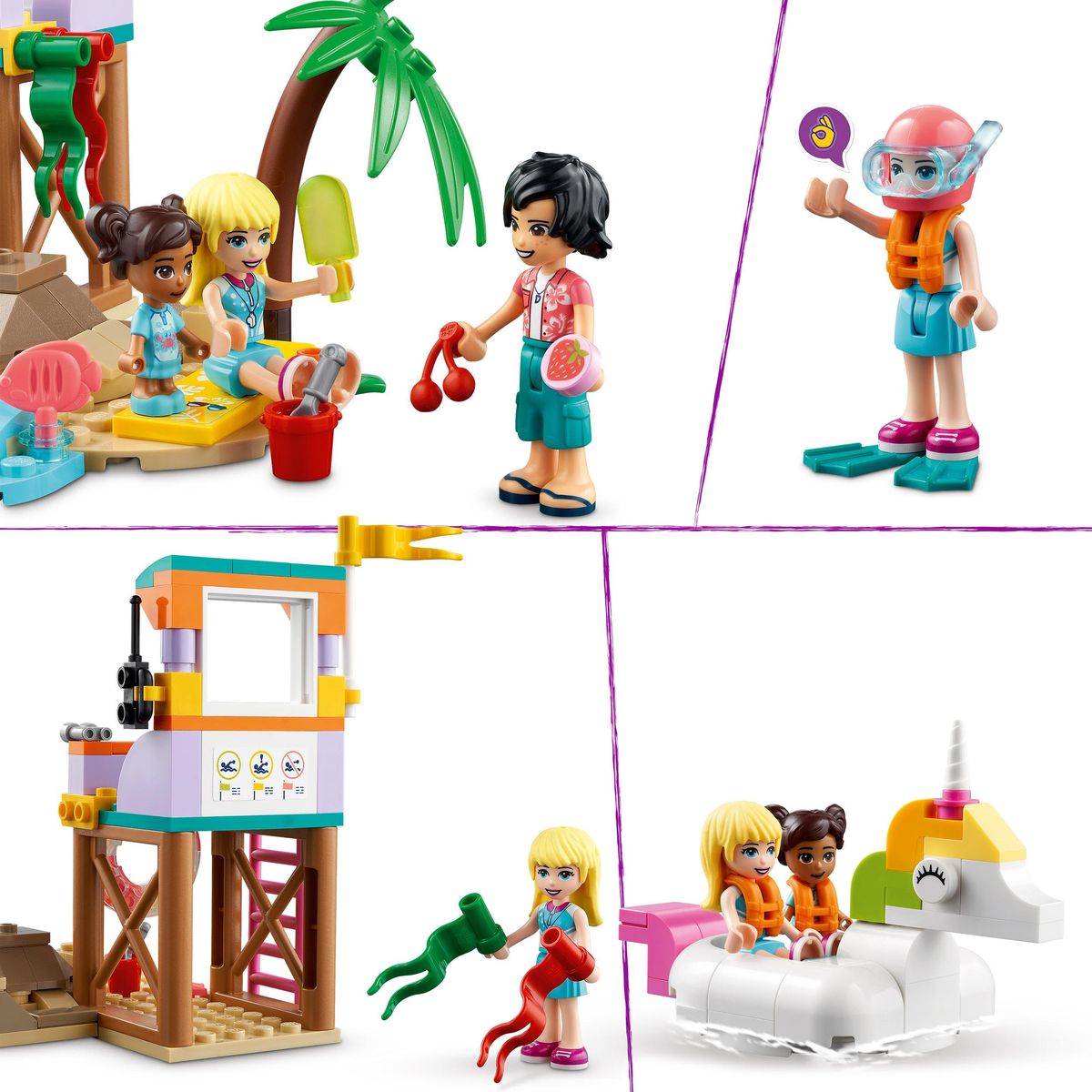 LEGO® Friends 41710 Animation et Surf à la Plage