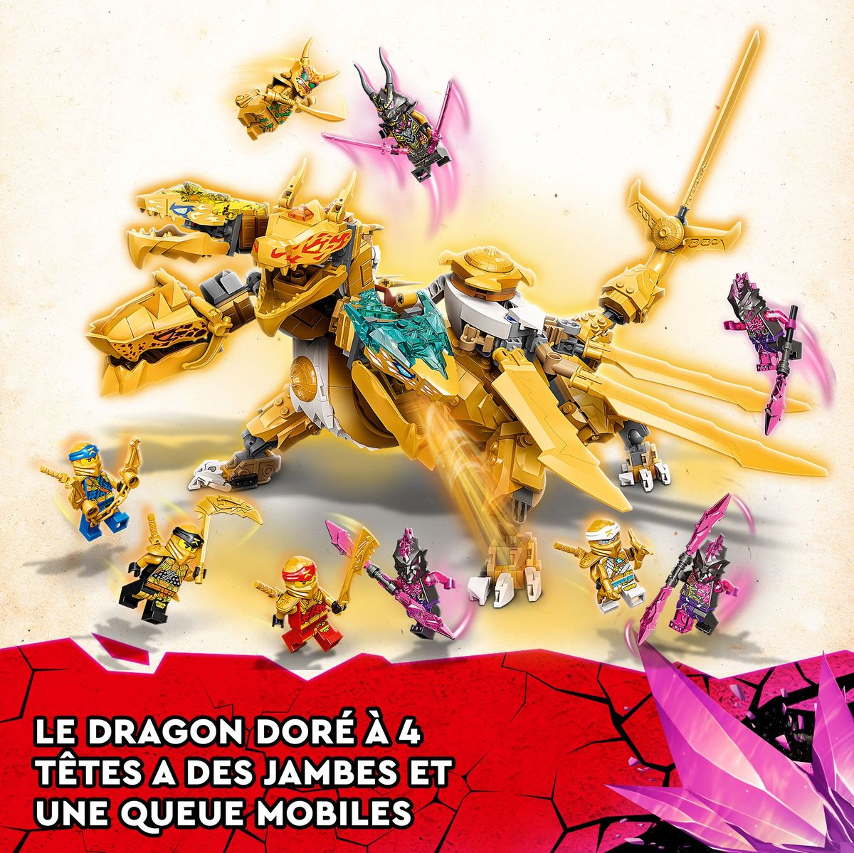 LEGO® NINJAGO® 71774 L’Ultra Dragon d’Or de Lloyd | La Cabane à Jouer