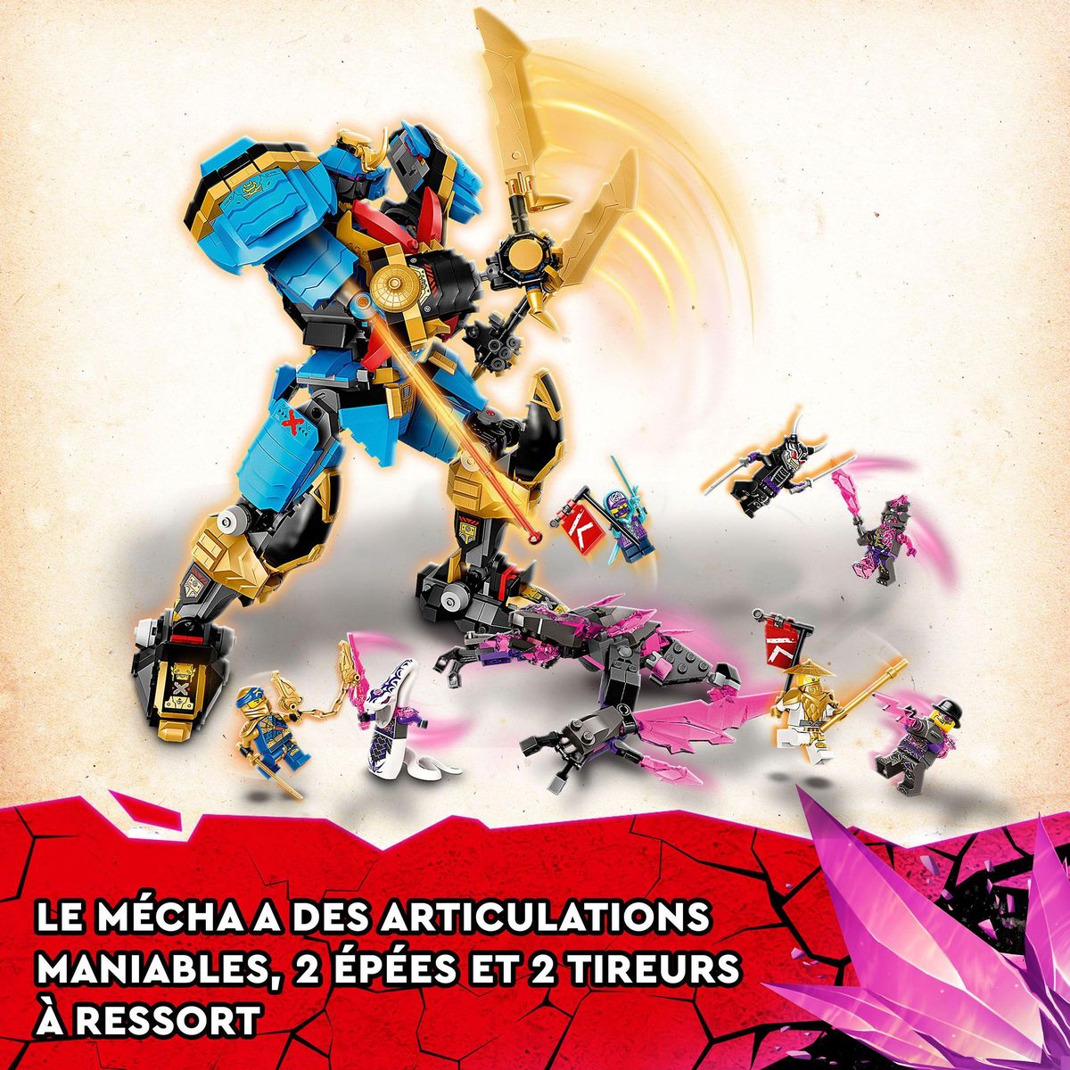 LEGO® NINJAGO® 71775 Le Robot Samouraï X de Nya