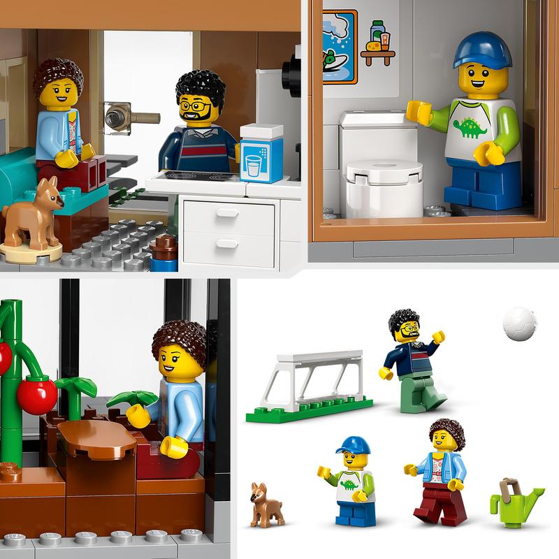 LEGO City 60398 La Maison Familiale et la Voiture Électrique