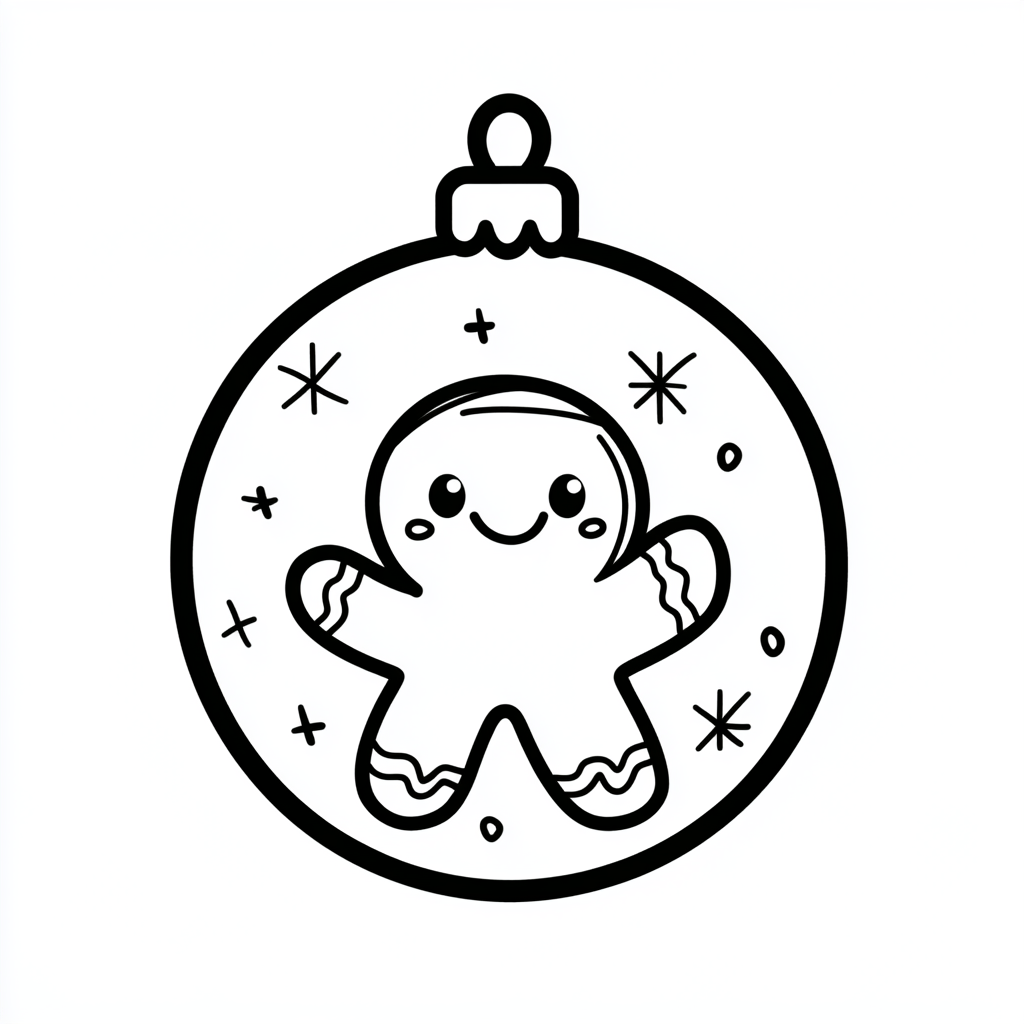 45 dessins et coloriages gratuits de boules de Noël pour les enfants