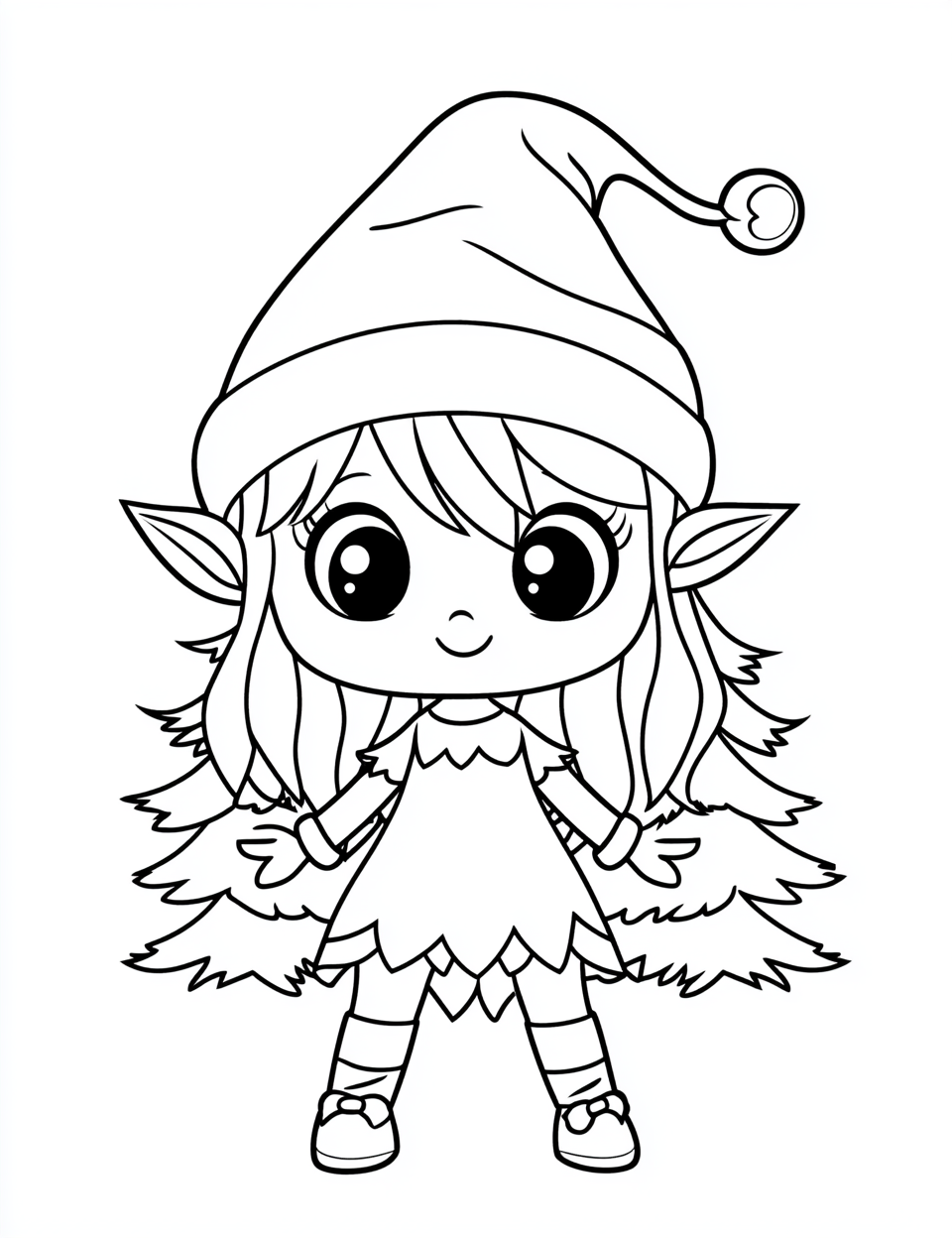 Coloriage lutins de Noël : 50 dessins gratuits à imprimer pour les enfants
