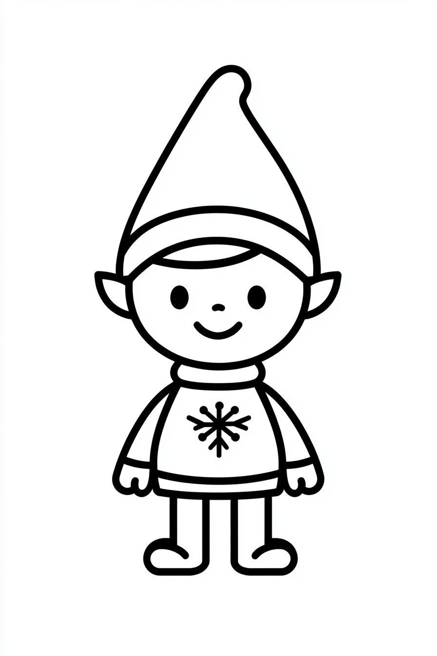 Coloriage lutins de Noël : 50 dessins gratuits à imprimer pour les enfants