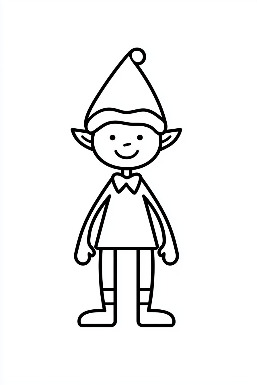 Coloriage lutins de Noël : 50 dessins gratuits à imprimer pour les enfants