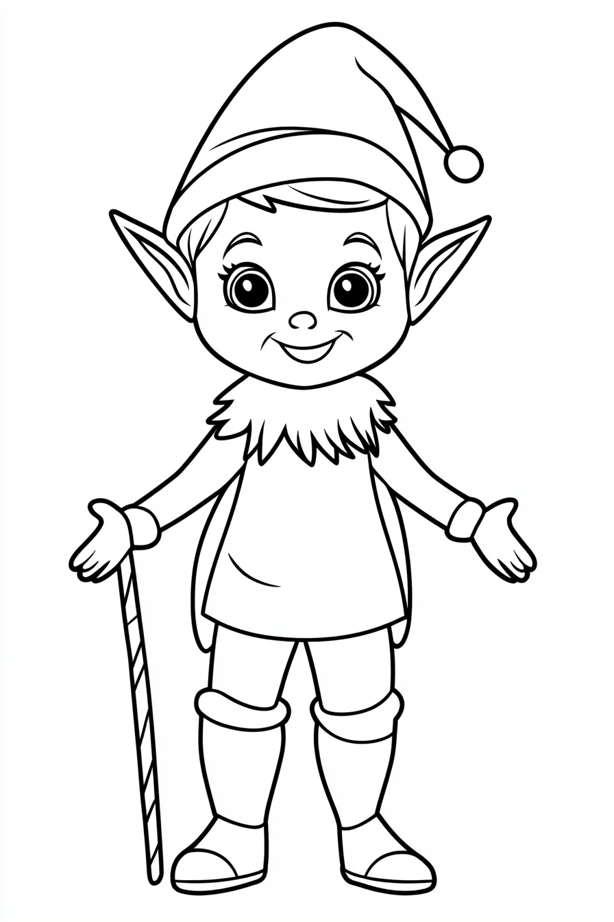 Coloriage lutins de Noël : 50 dessins gratuits à imprimer pour les enfants