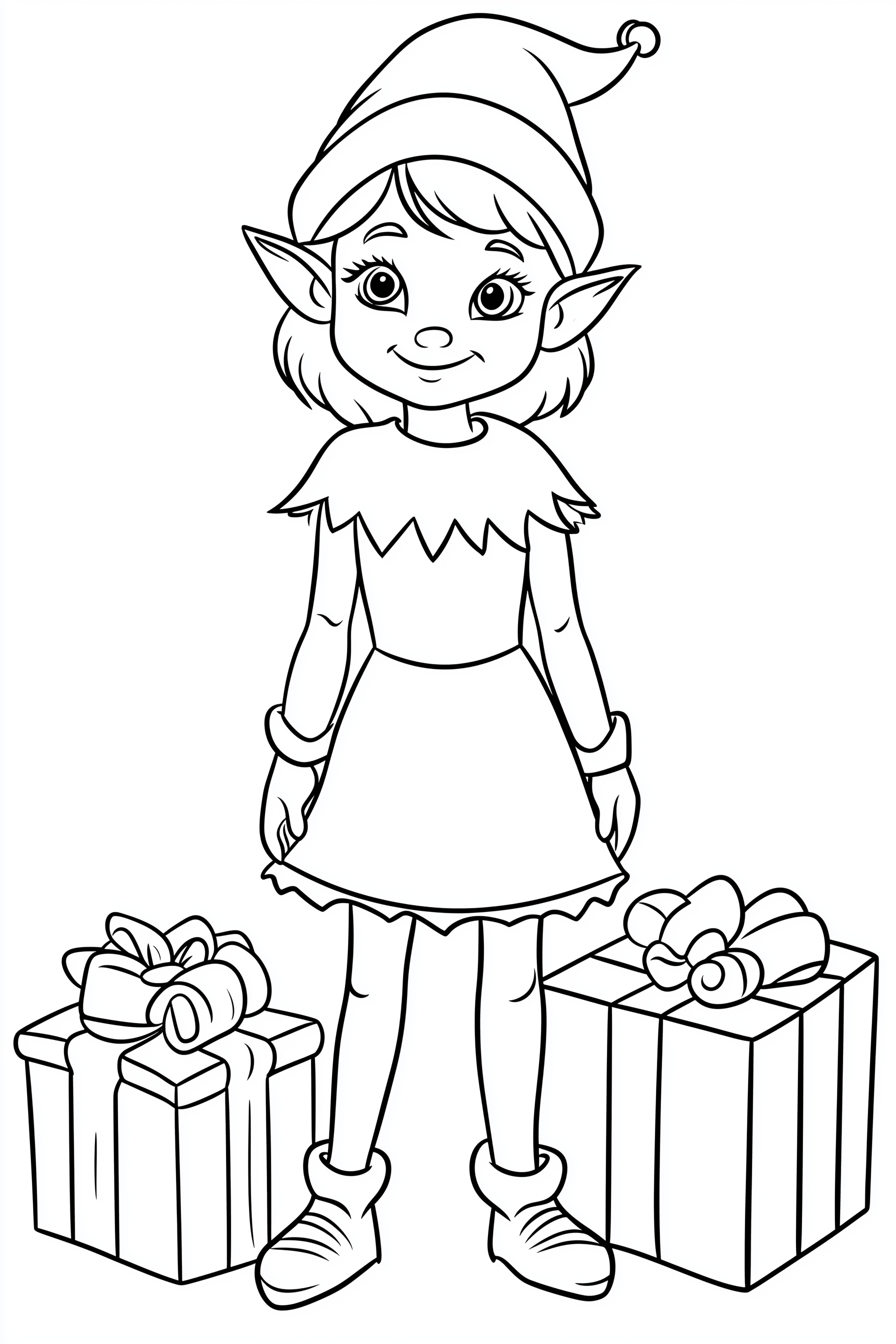 Coloriage lutins de Noël : 50 dessins gratuits à imprimer pour les enfants