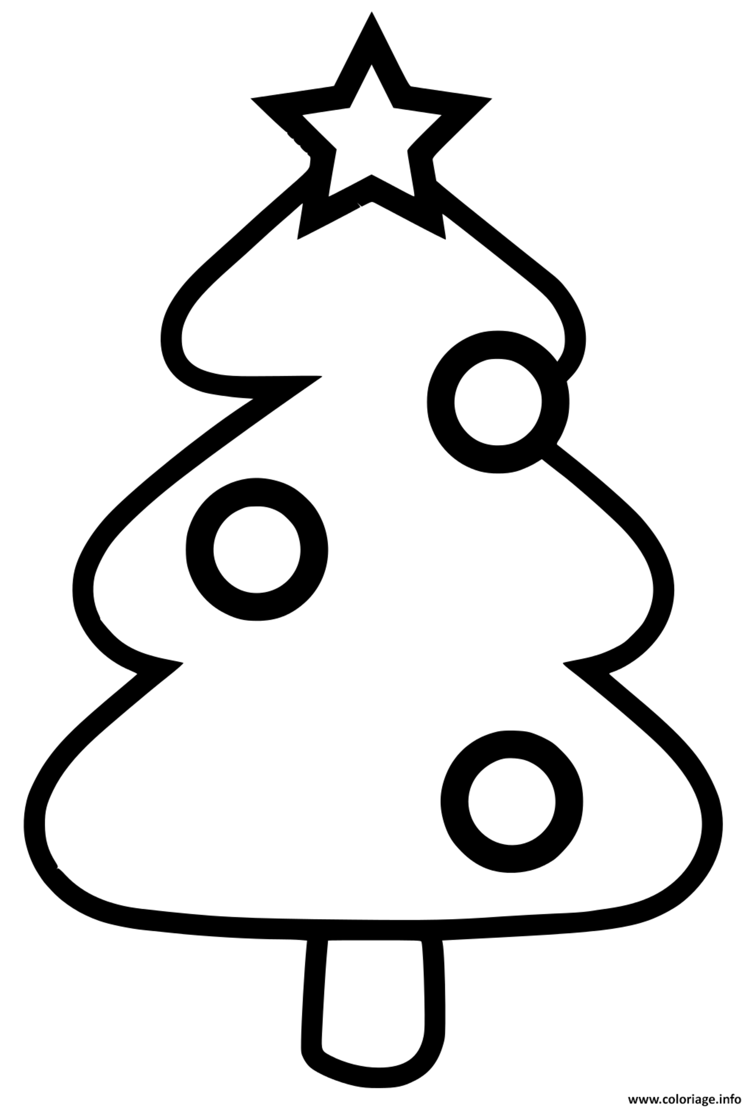 45 coloriages de sapins de Noël gratuits à imprimer