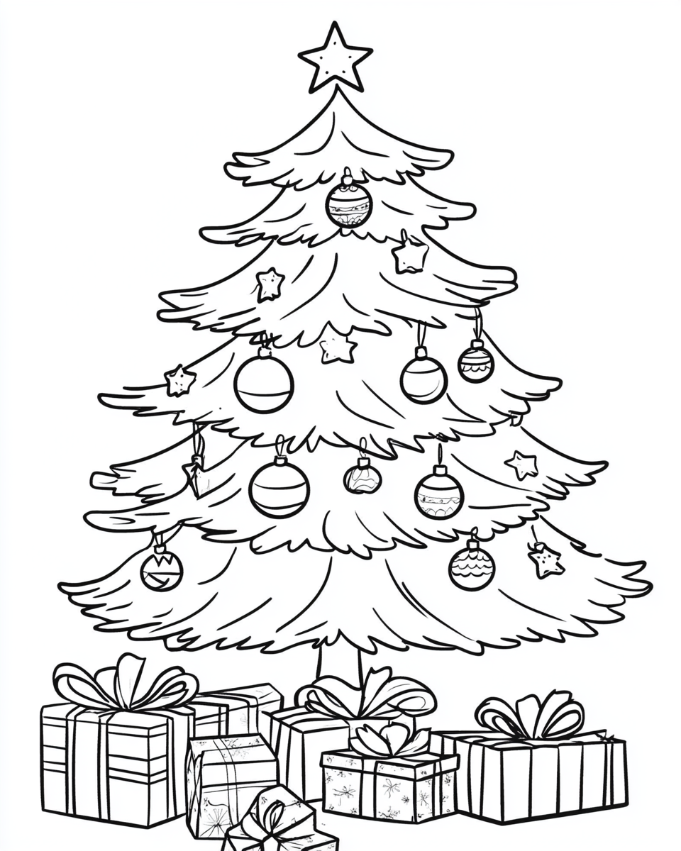 Coloriage Sapin Imprimer