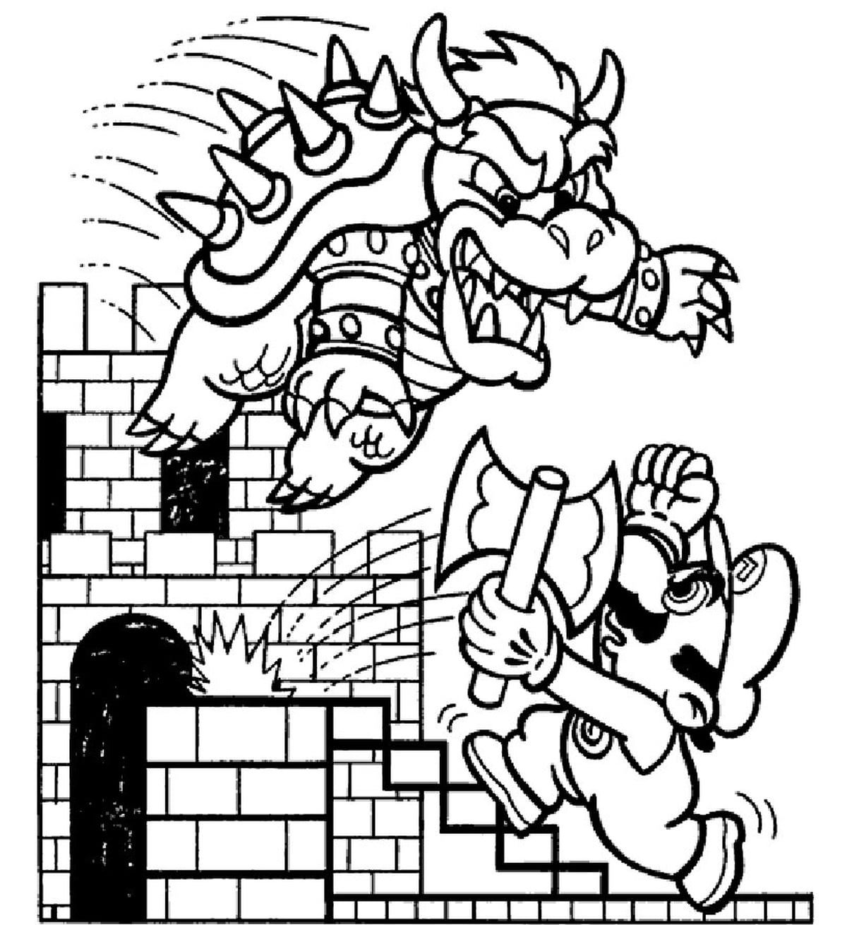 Les plus beaux coloriages Mario et Luigi : toute la magie Nintendo à ...