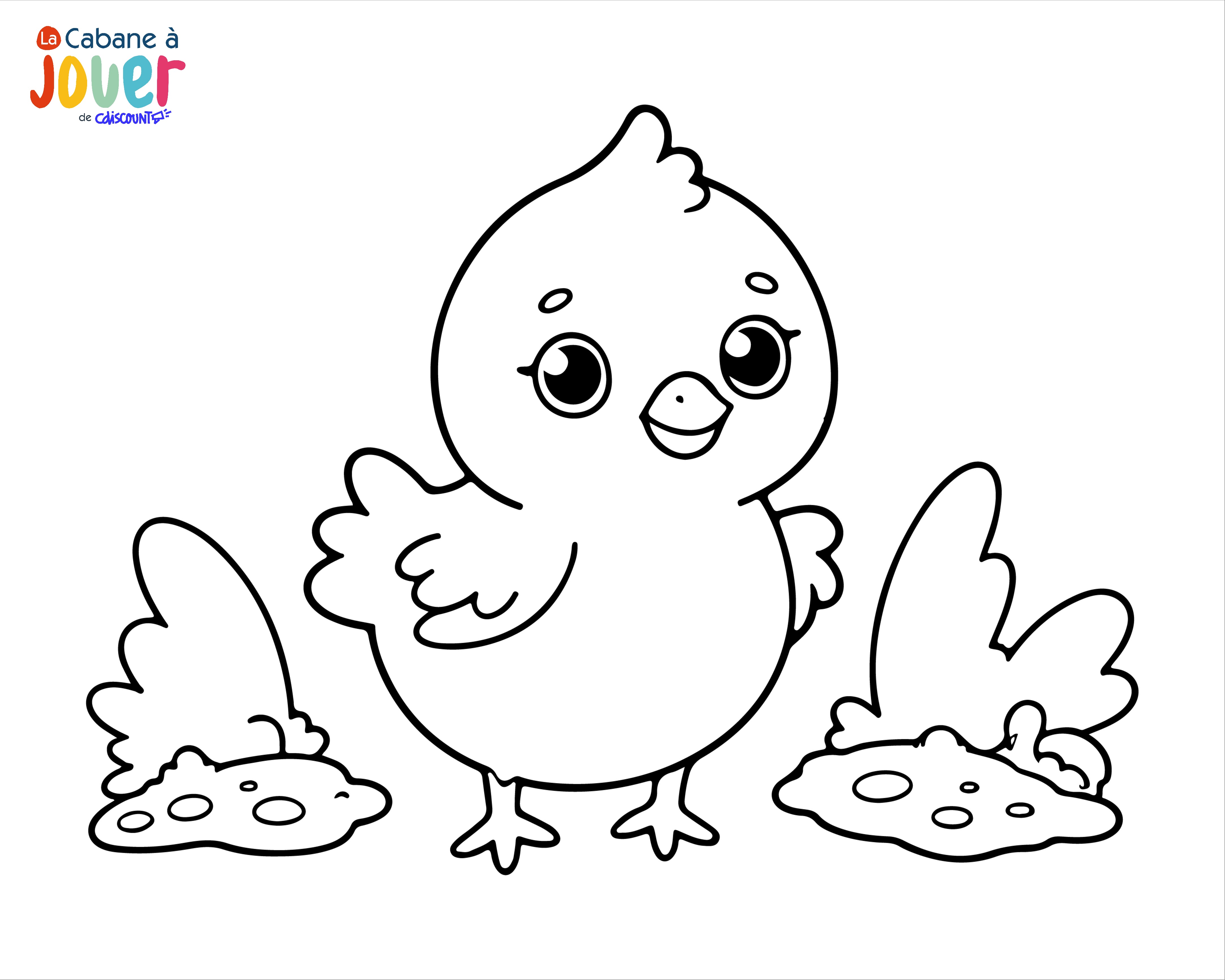 Découvrez 50 coloriages de poules et poussins gratuits à imprimer