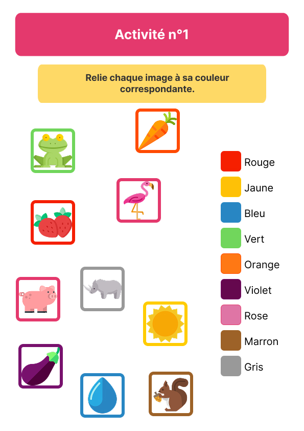 Couleurs en maternelle : idées et exercices pour enseigner les couleurs ...