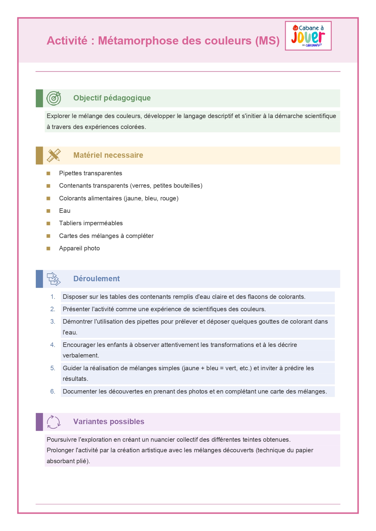 Printemps maternelle : Fiches, exercices et activités pour GS et MS