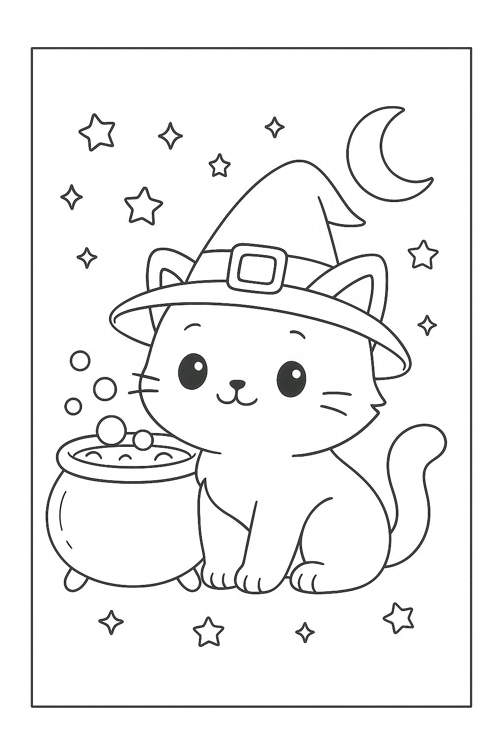 30 coloriages et dessins de chats et chatons à imprimer