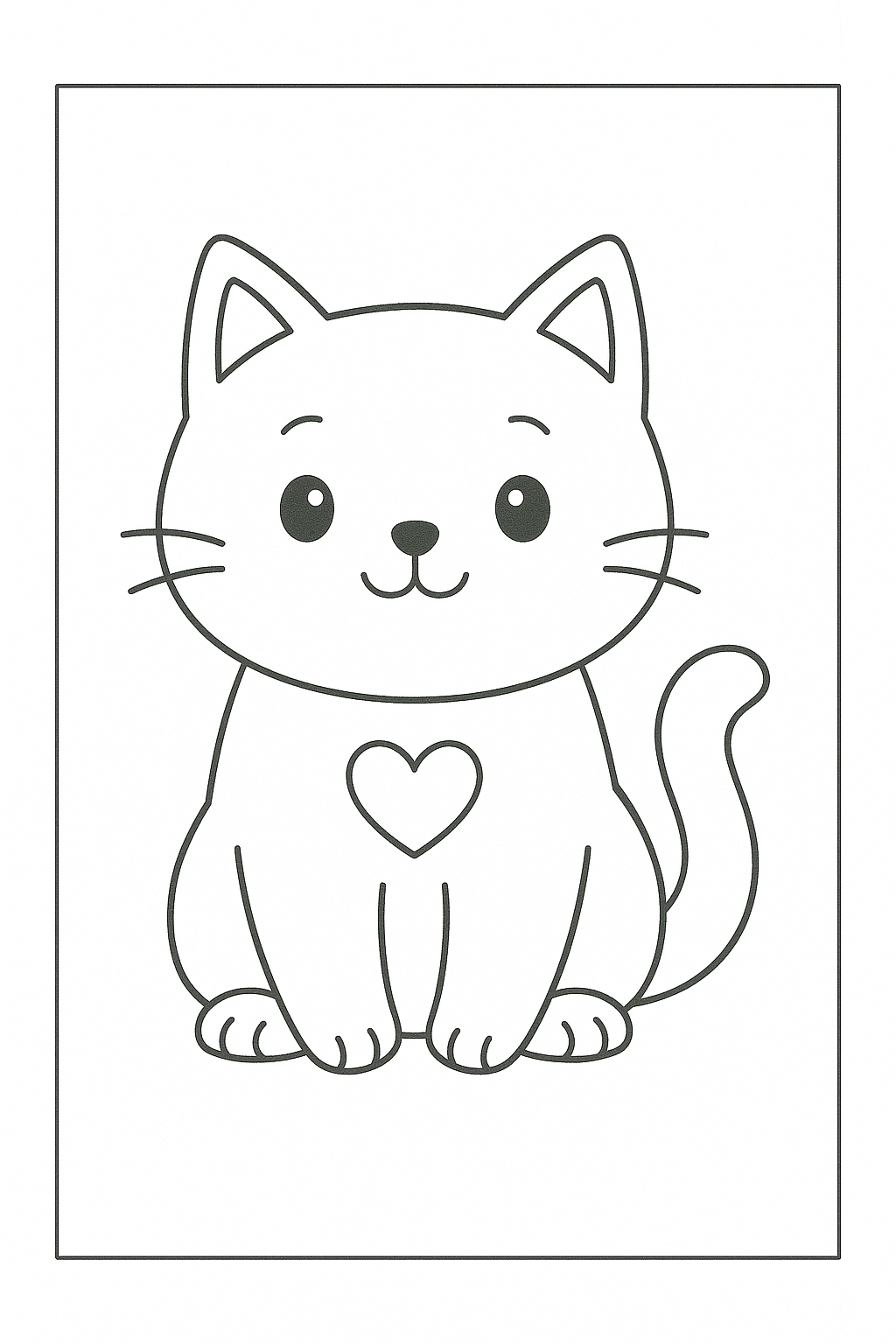 30 coloriages et dessins de chats et chatons à imprimer