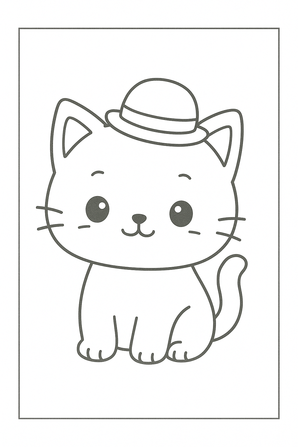 30 coloriages et dessins de chats et chatons à imprimer