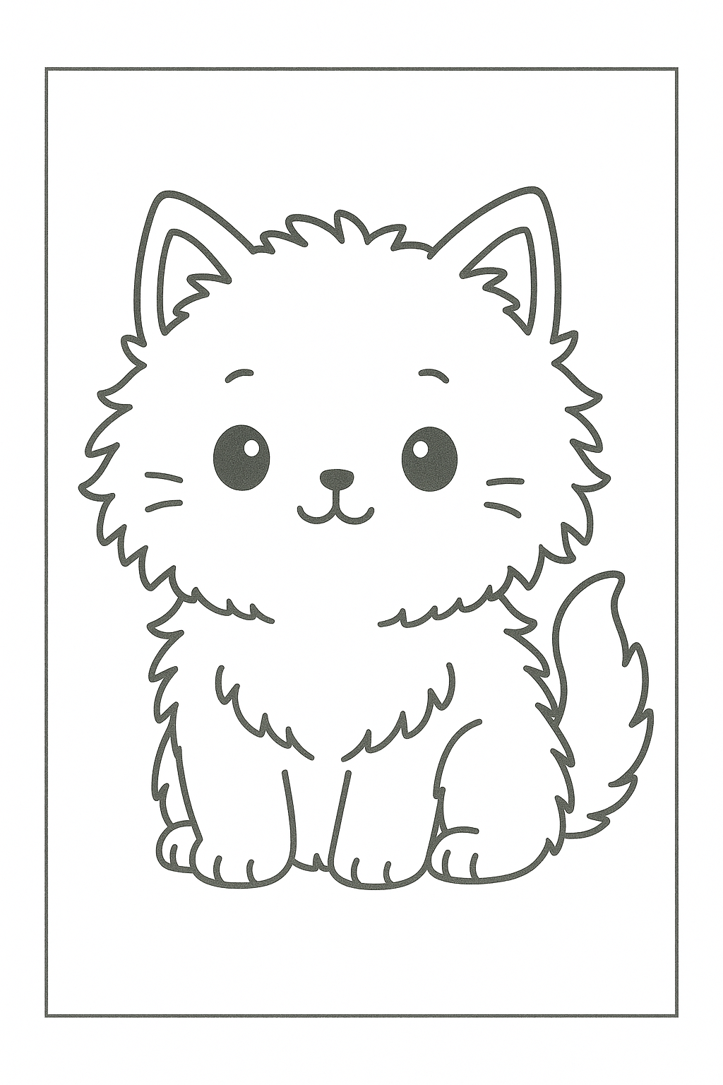 30 coloriages et dessins de chats et chatons à imprimer