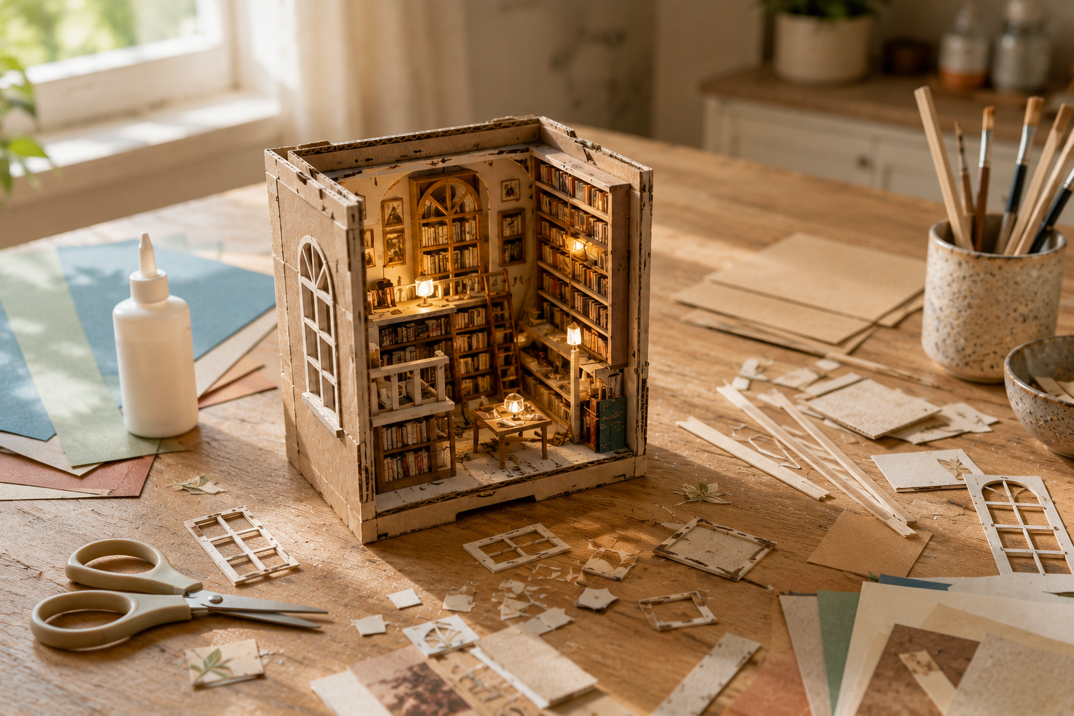Book nook : comment transformer une étagère en petit monde enchanté